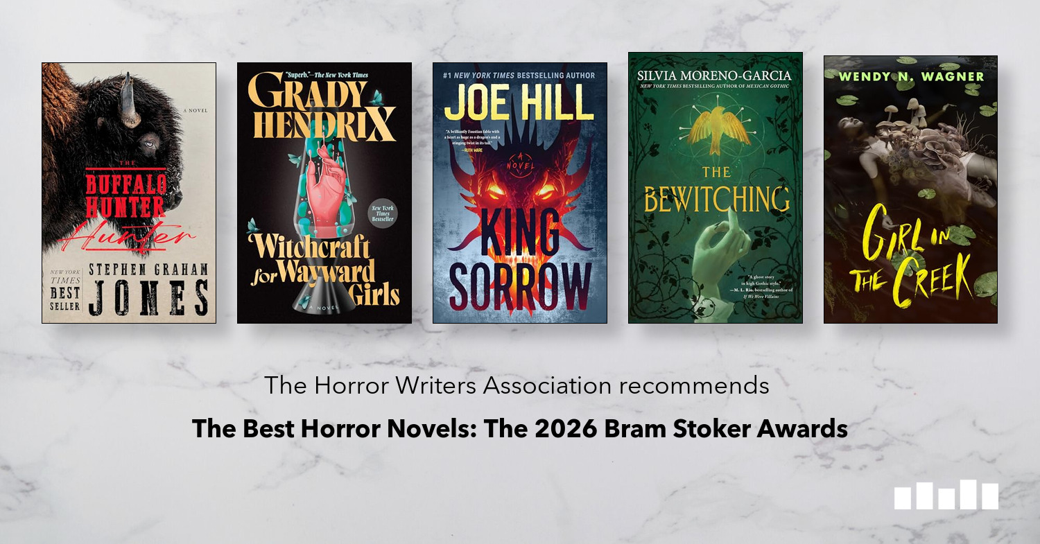 The Best Horror Novels: The 2026 Bram Stoker Awards - Five Books
