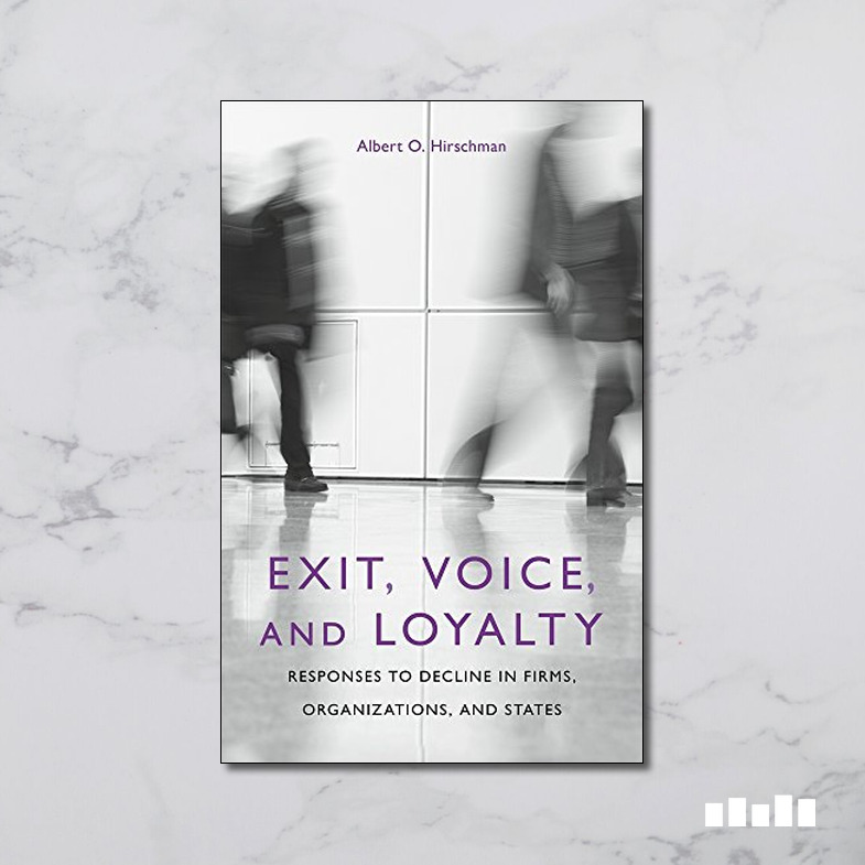 Exit, Voice, and Loyalty - Five Books Expert Reviews