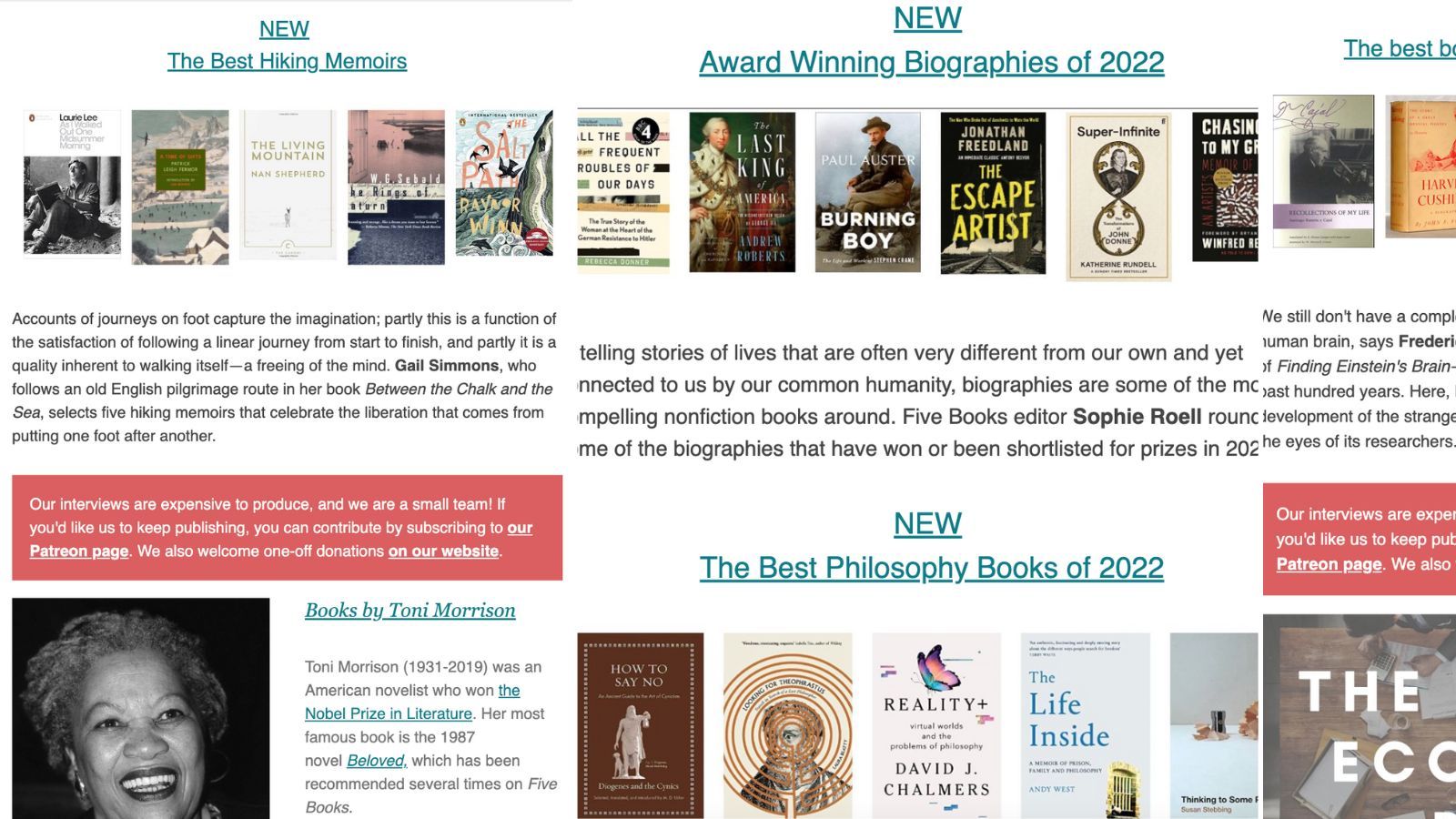 Subscribe to one of the best book recommendation newsletters on the web - Five Books