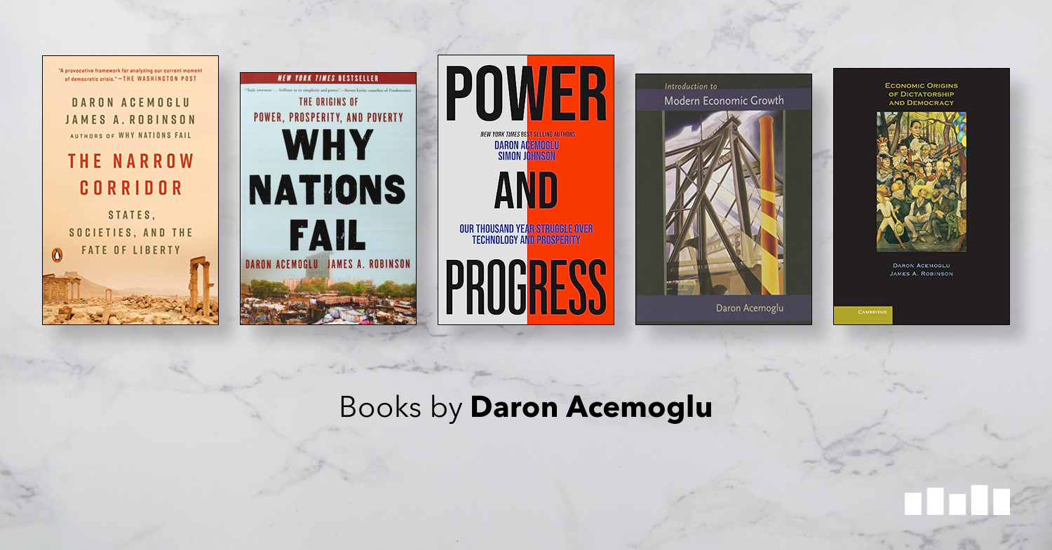Books by Daron Acemoglu - Five Books Expert Recommendations