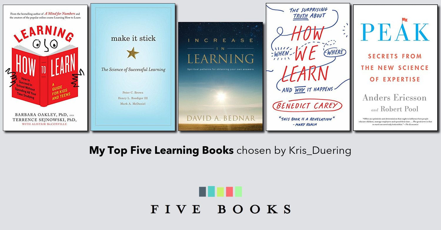 My Top Five Learning Books - Five Books Reader List