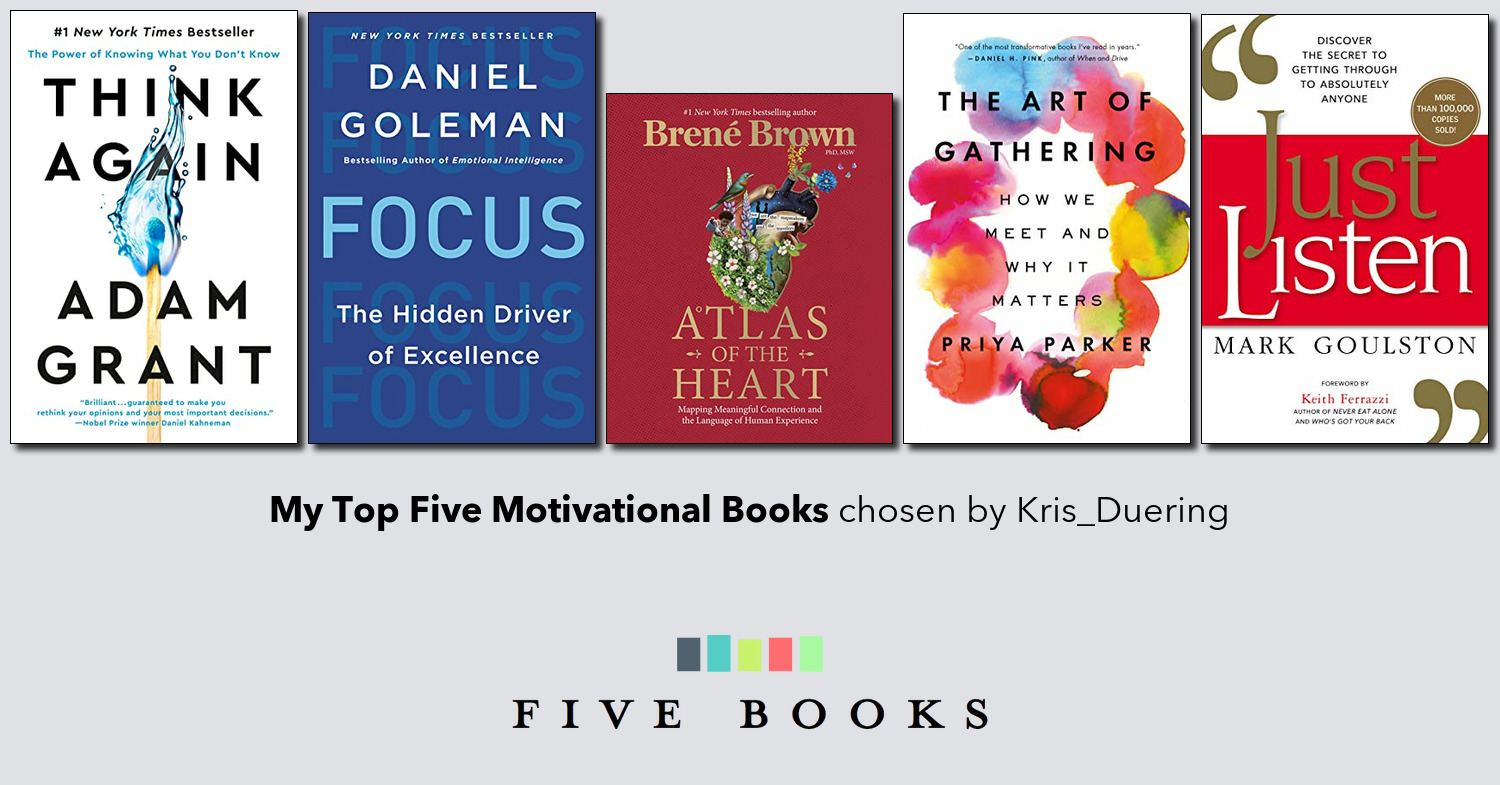 My Top Five Motivational Books - Five Books Reader List