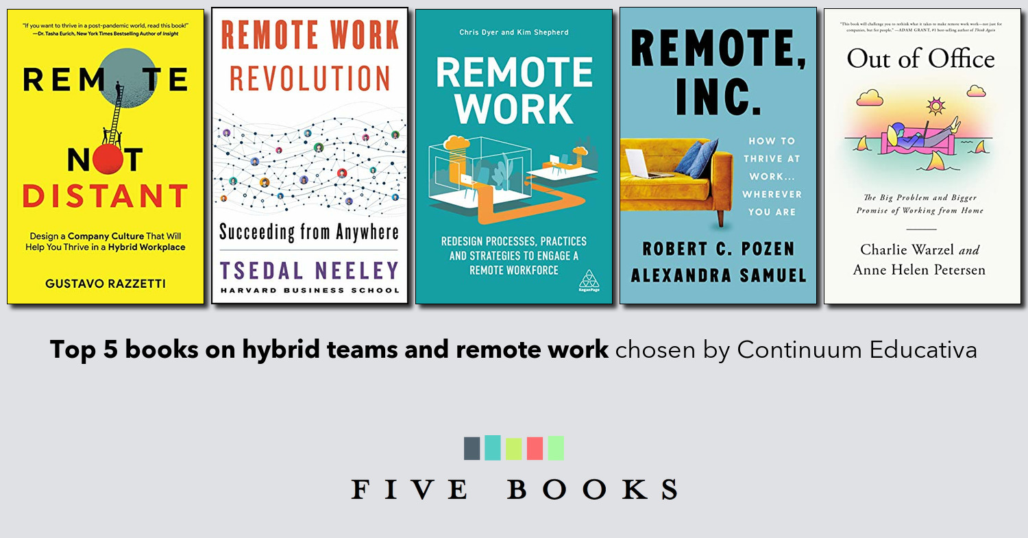 Top 5 books on hybrid teams and remote work - Five Books Reader List